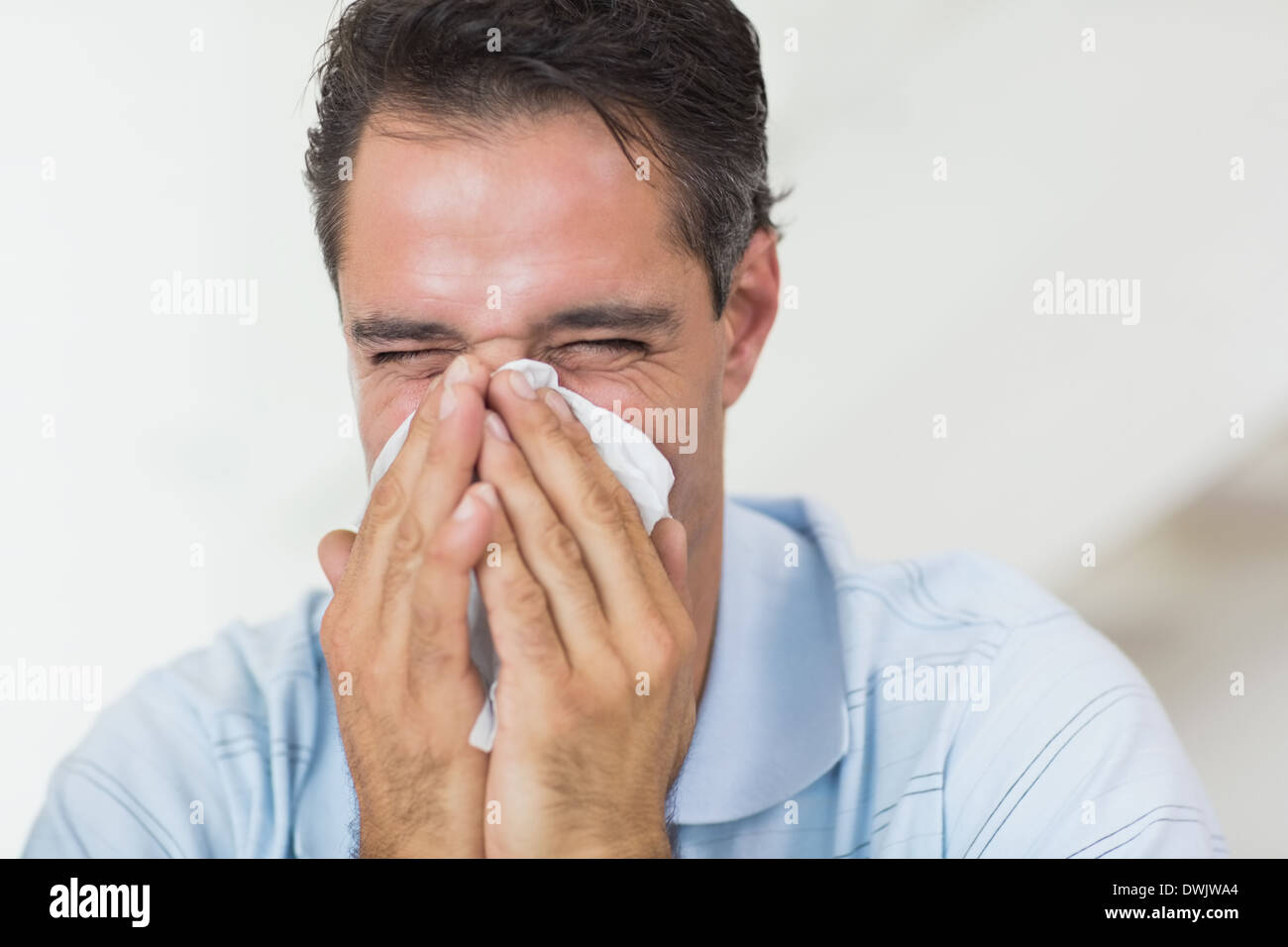 Man suffering from cold hi-res stock photography and images - Alamy