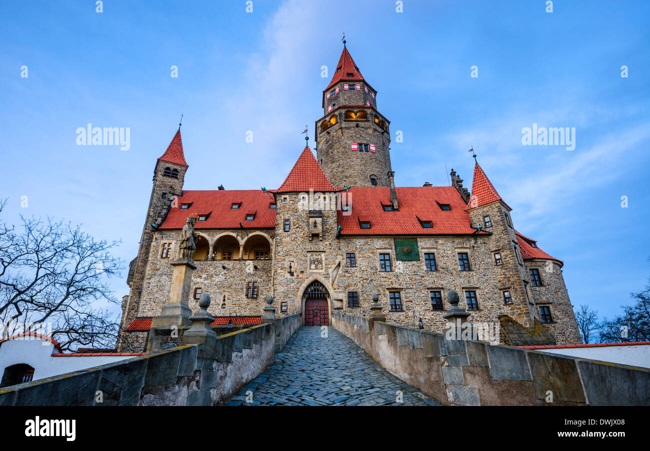 Castle bouzov medieval structure hi-res stock photography and images ...