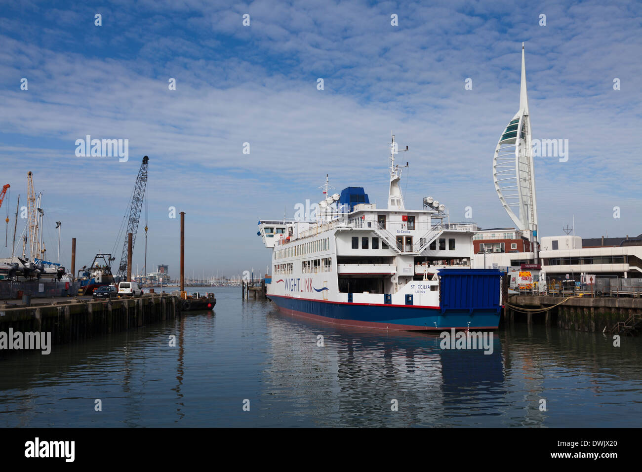 Portsmouth ferry terminal hi-res stock photography and images - Alamy