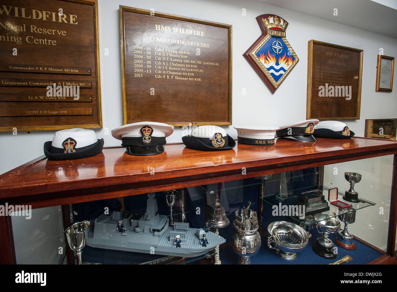 reception area HMS Wildfire Commander Stephanie Shinner of the Royal ...