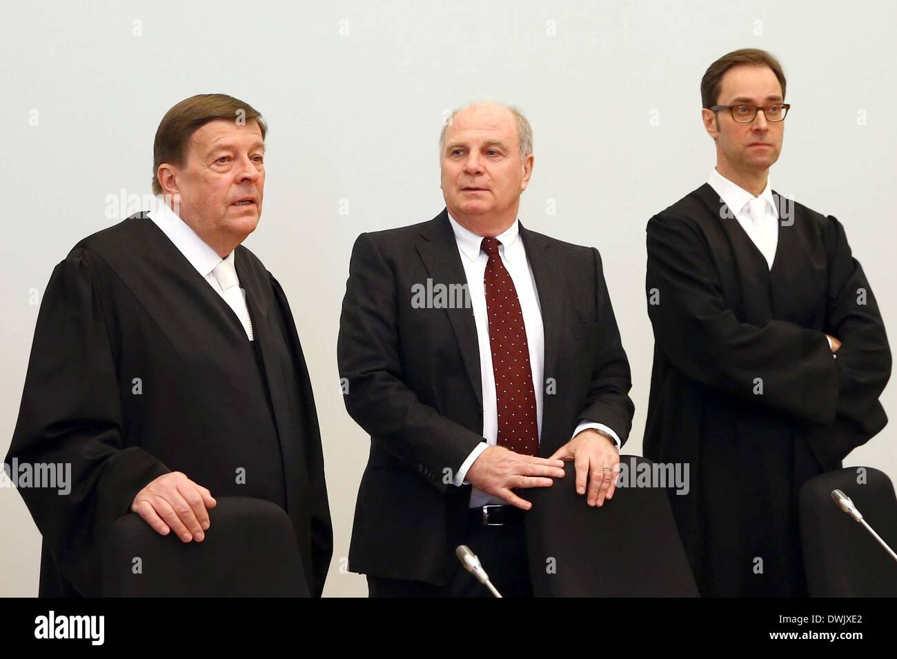Munich, Germany. 10th Mar, 2014. f.l.t.r. attorney Hanns Feigen ...