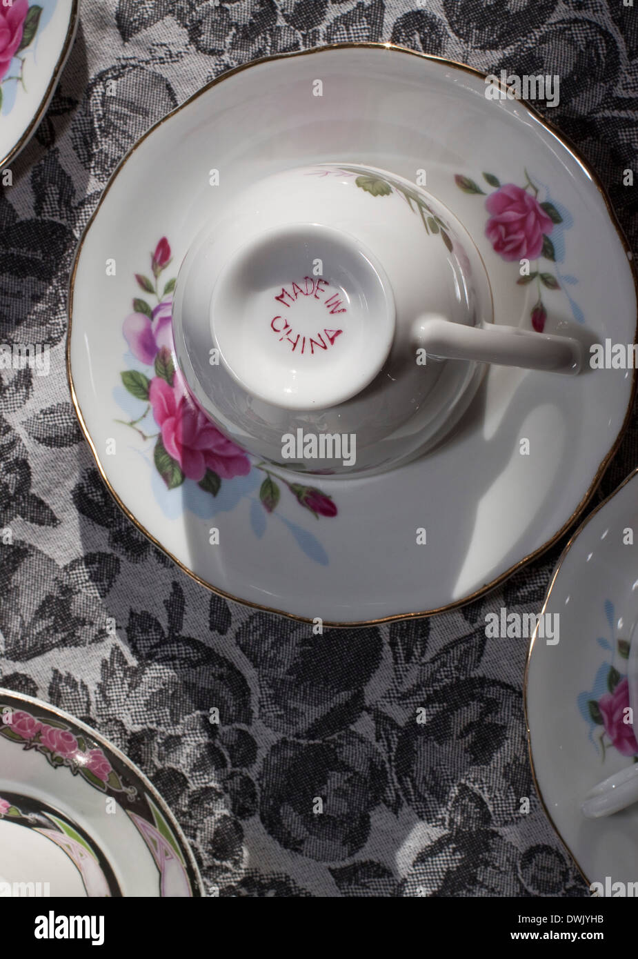 Cup upside down on saucer hi-res stock photography and images - Alamy