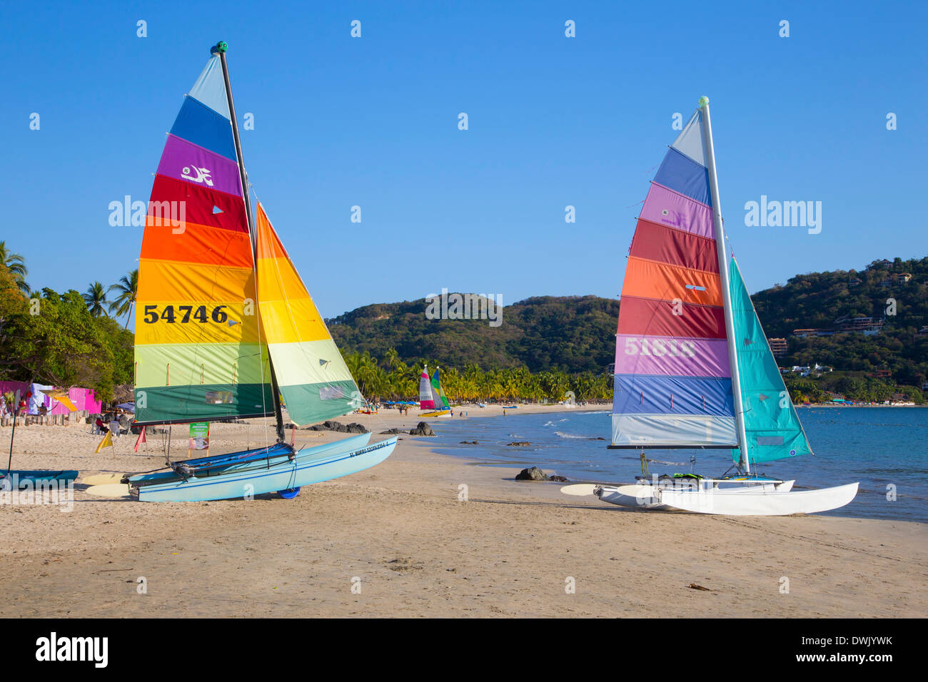 Playa La Ropa, Zihuatanejo, Guerrero, Mexico Stock Photo - Alamy