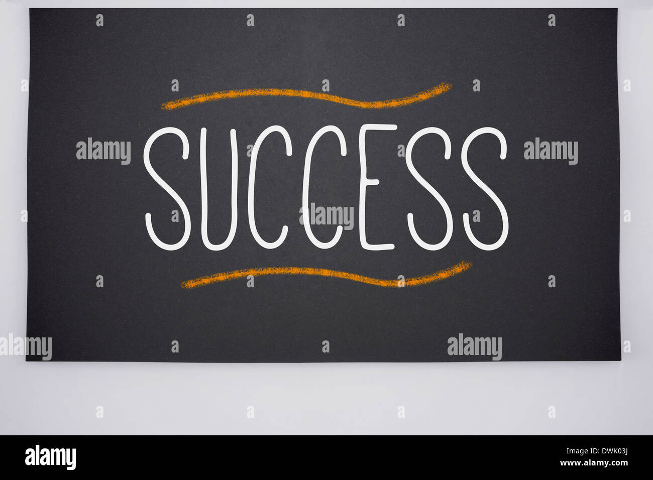 Success written on big blackboard Stock Photo - Alamy
