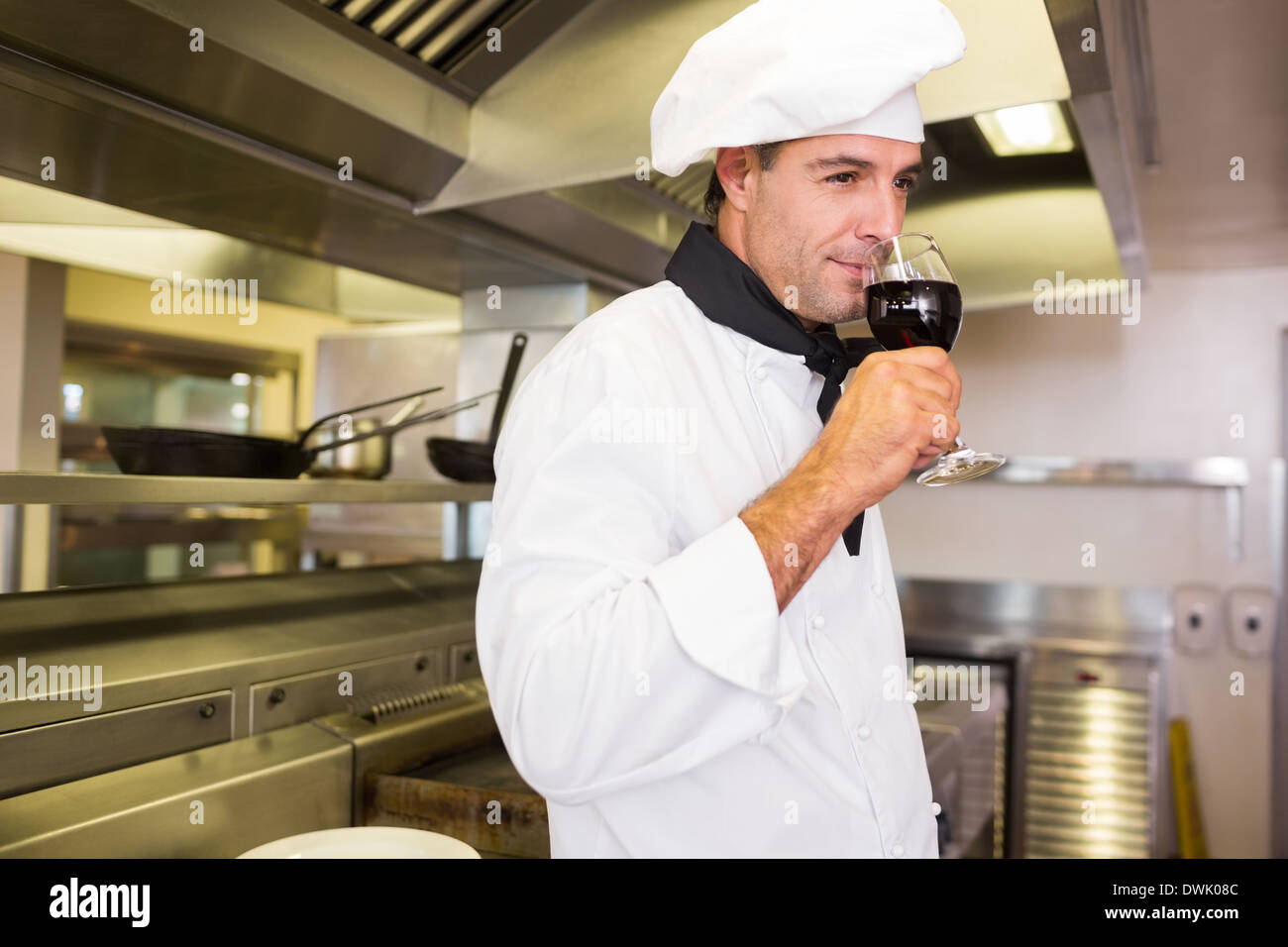 Male chef cook in red hi-res stock photography and images - Alamy