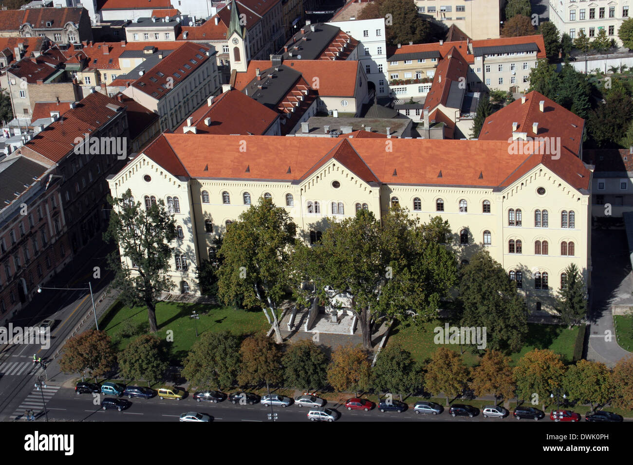 University Rector's Building in Zagreb on October 14, 2007 Zagreb ...