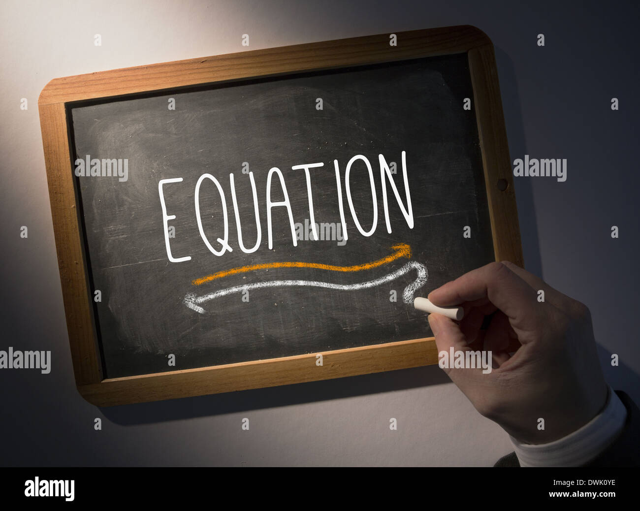 Chalkboard equation hi-res stock photography and images - Alamy