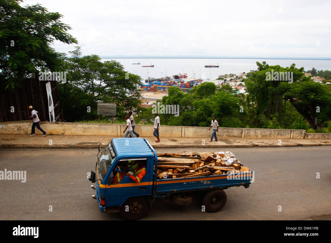 Harbor of the city of Pemba in Northern Mozambique Stock Photo - Alamy