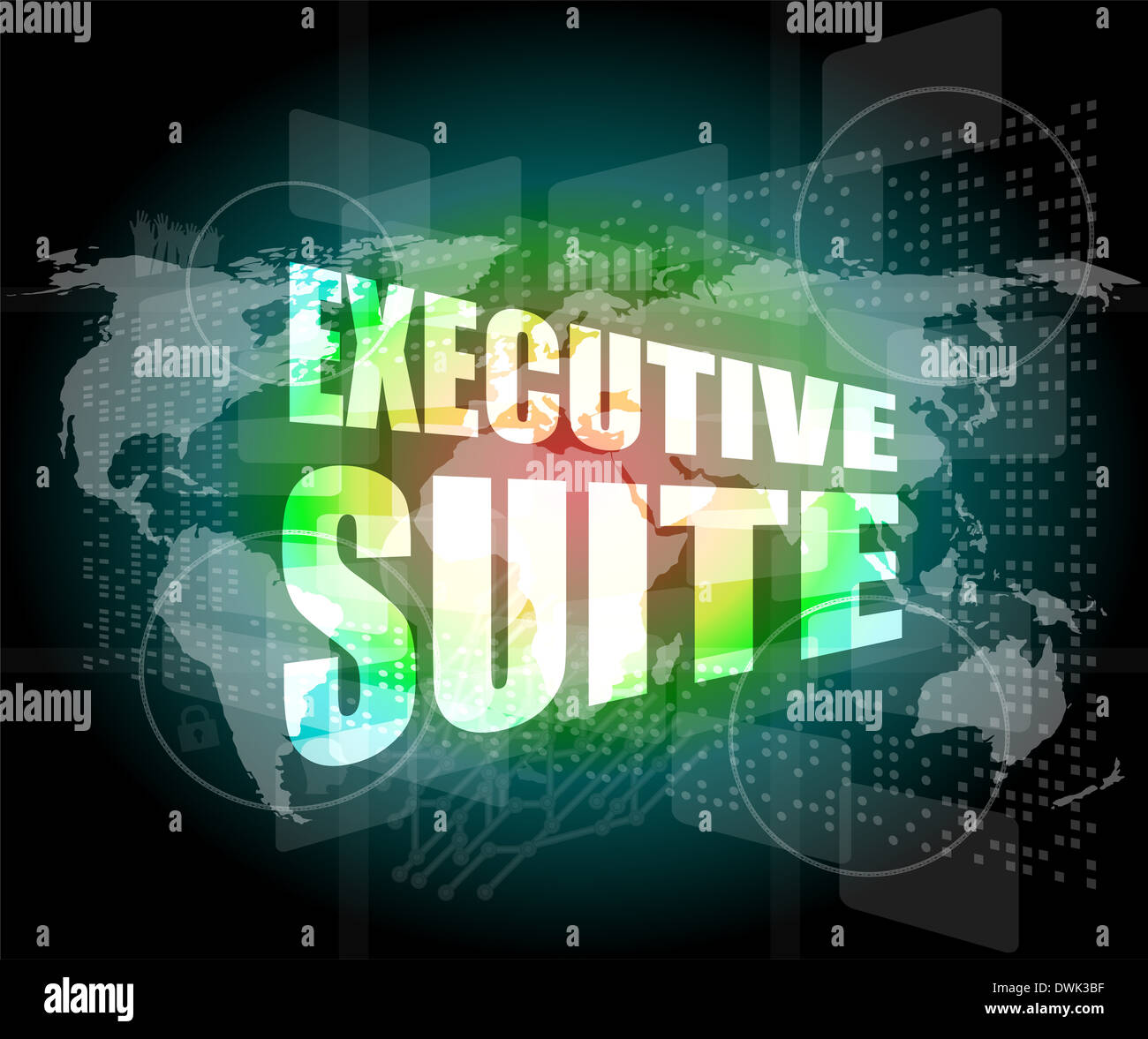 executive suite, interface hi technology, touch screen Stock Photo - Alamy