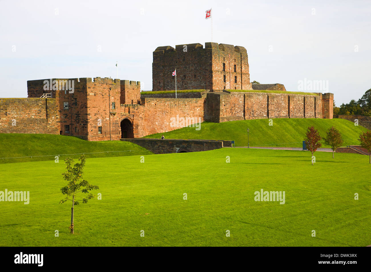 Carlisle Castle medieval fortress,Carlisle Cumbria England United ...