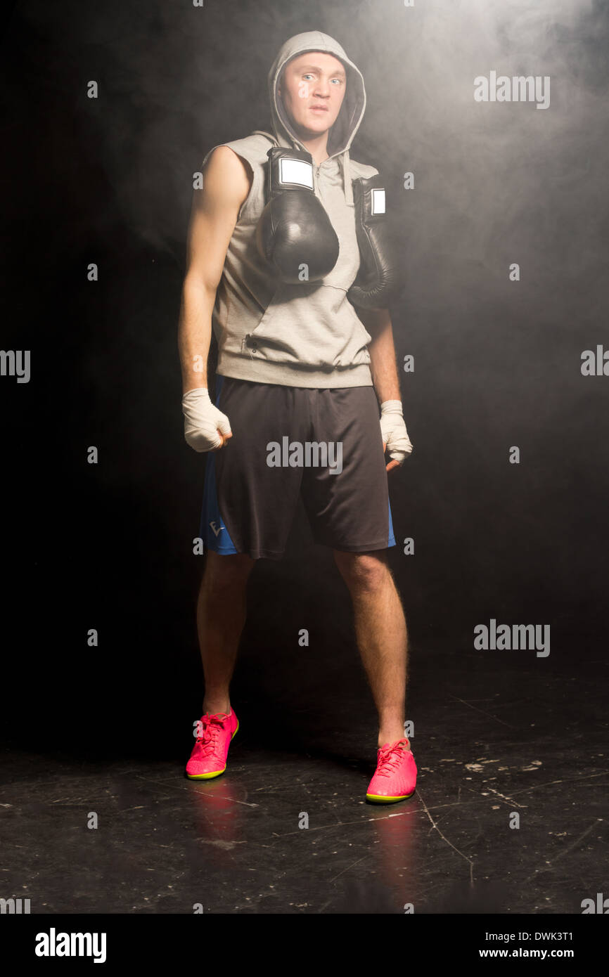 Boxing gloves around neck hi-res stock photography and images - Alamy