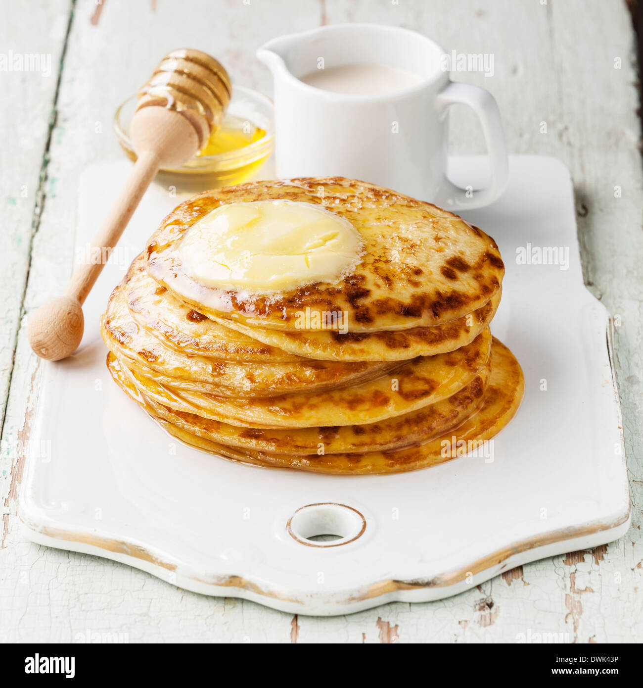 Pancakes and butter hi-res stock photography and images - Alamy