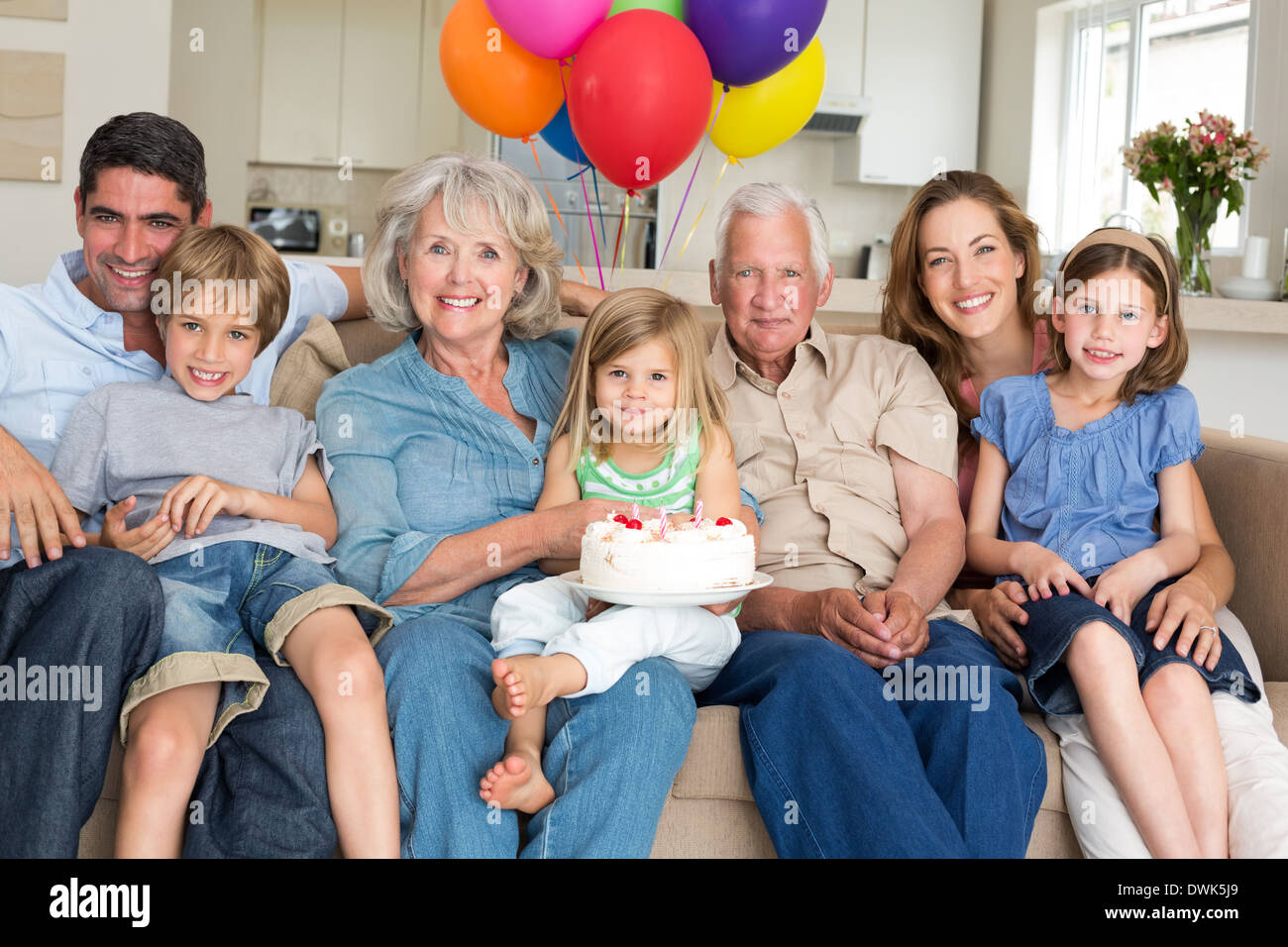 Two girls celebrating birthday party hi-res stock photography and ...