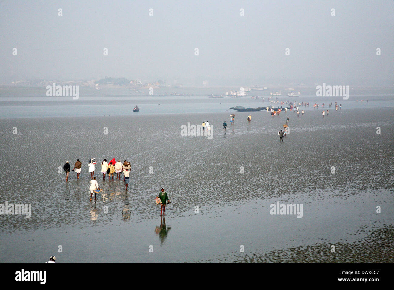 Crossing Matla river near Canning Town, India Stock Photo - Alamy