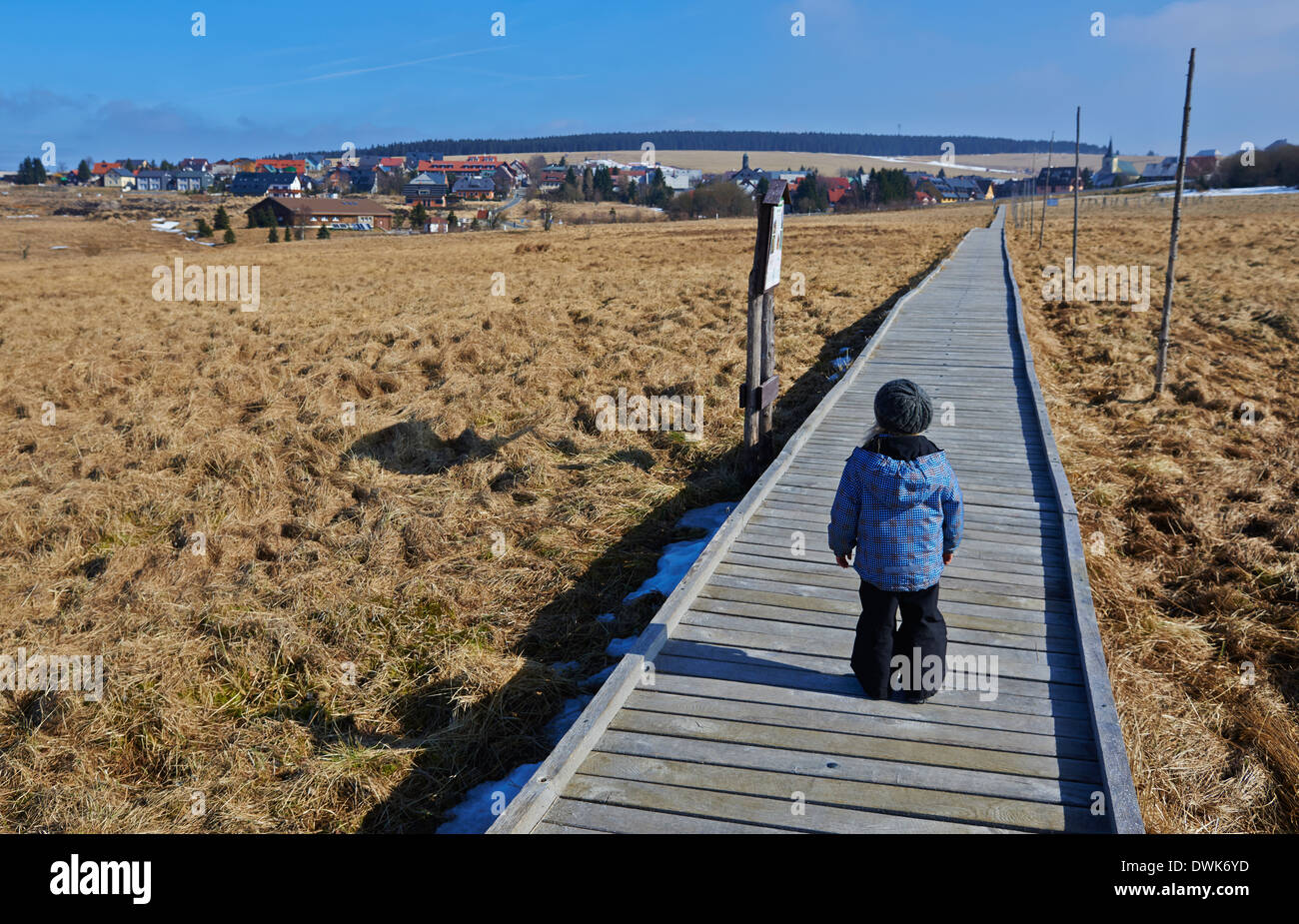 Naucna stezka Bozidarske raseliniste, Bozi dar pathway, Ore mountains ...