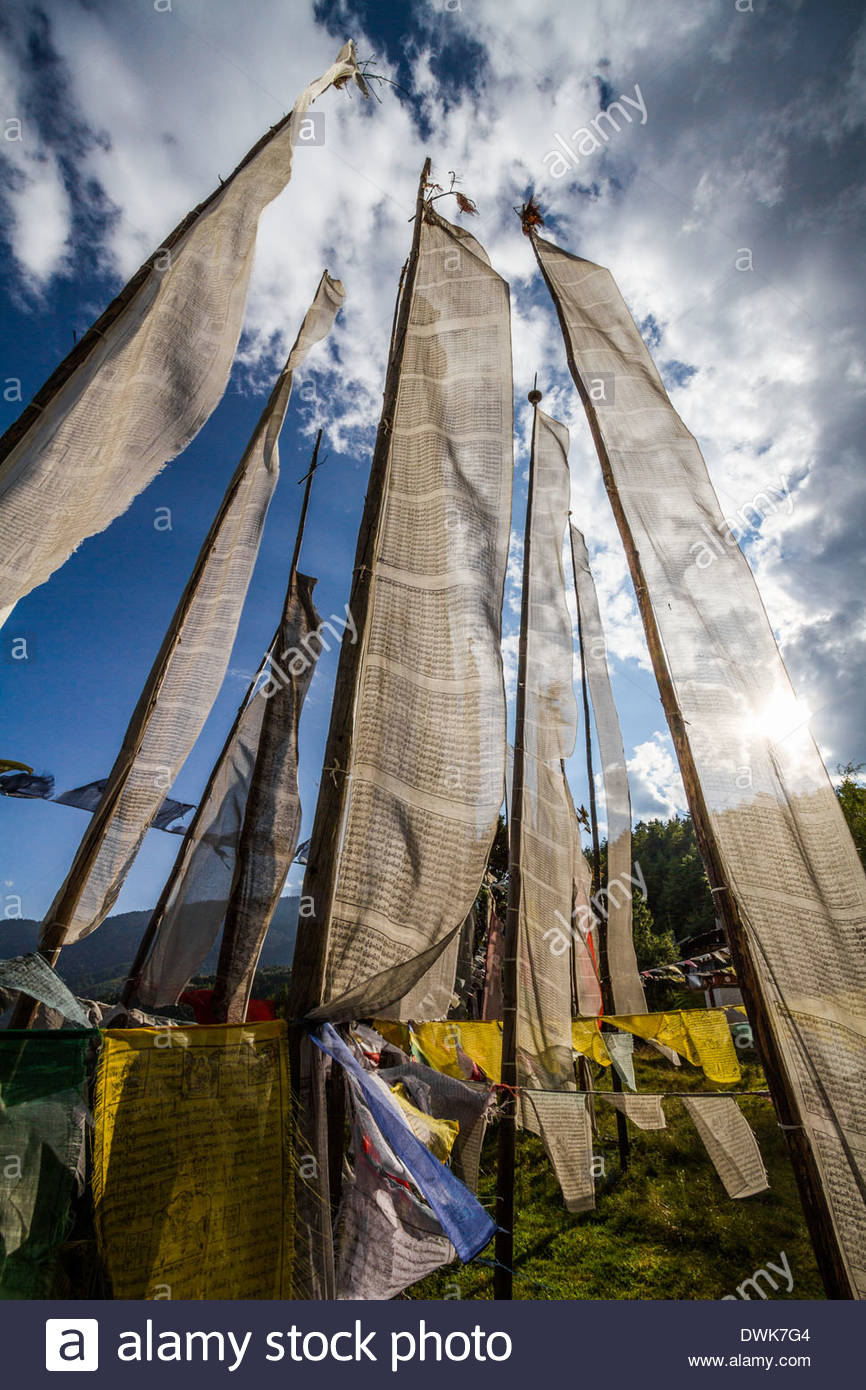 Prayer Flag Poles High Resolution Stock Photography and Images - Alamy