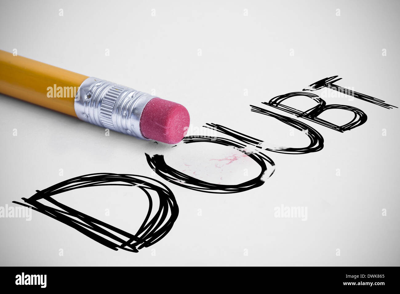 Doubt word hi-res stock photography and images - Alamy