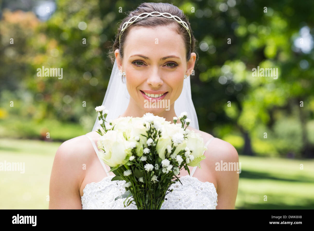 Bouquet smiling hi-res stock photography and images - Alamy