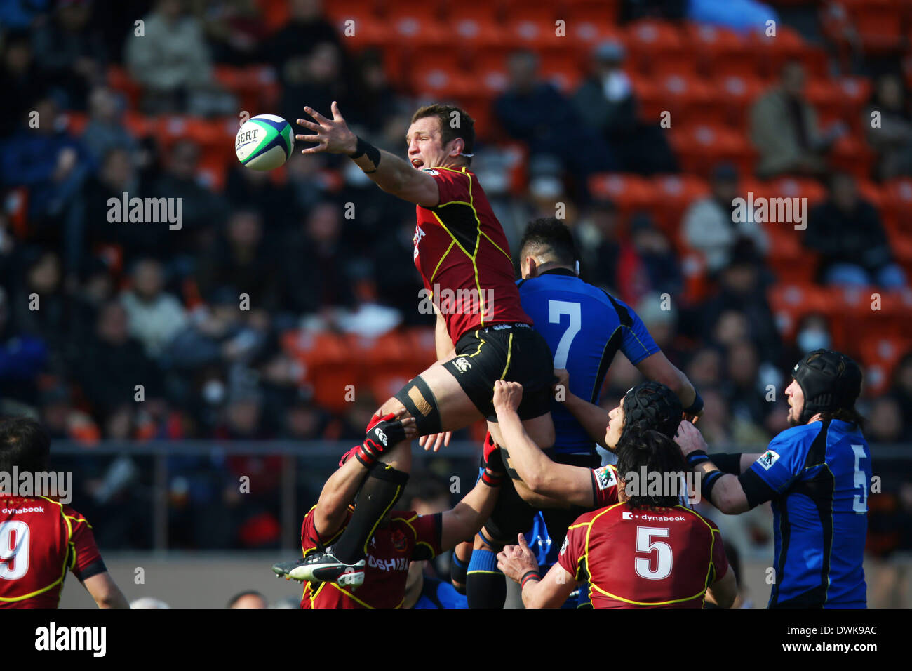 National Stadium, Tokyo, Japan. 9th Mar, 2014. Steven Bates (Brave ...