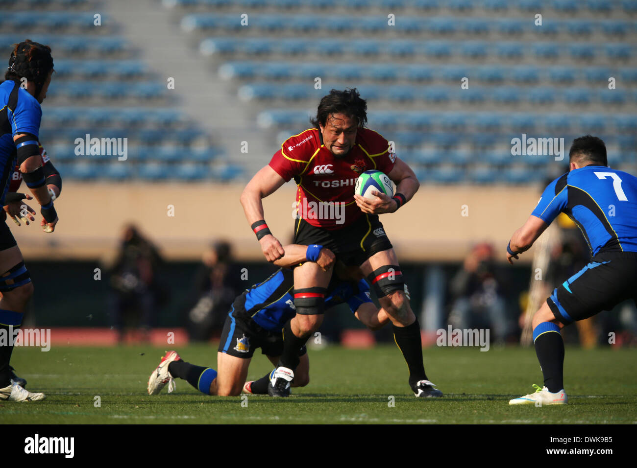 National Stadium, Tokyo, Japan. 9th Mar, 2014. Hitoshi Ono (Brave Lupus ...