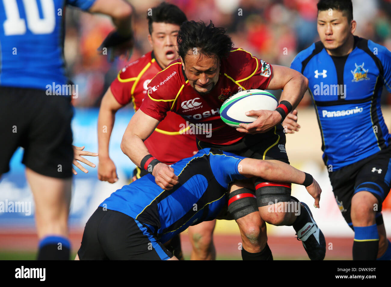 National Stadium, Tokyo, Japan. 9th Mar, 2014. Hitoshi Ono (Brave Lupus ...