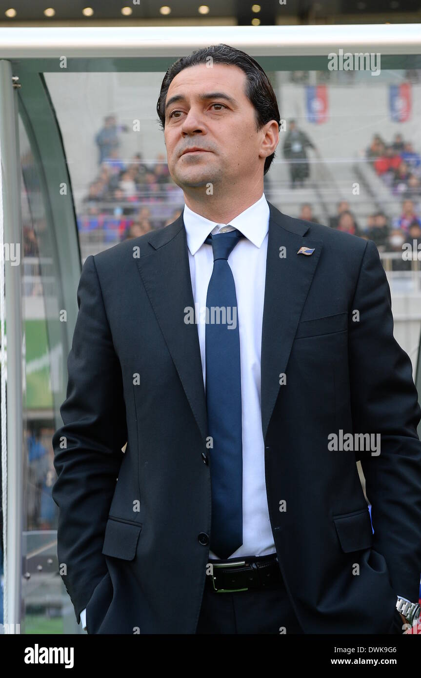 Tokyo, Japan. 8th Mar, 2014. Massimo Ficcadenti (FC Tokyo) Football ...
