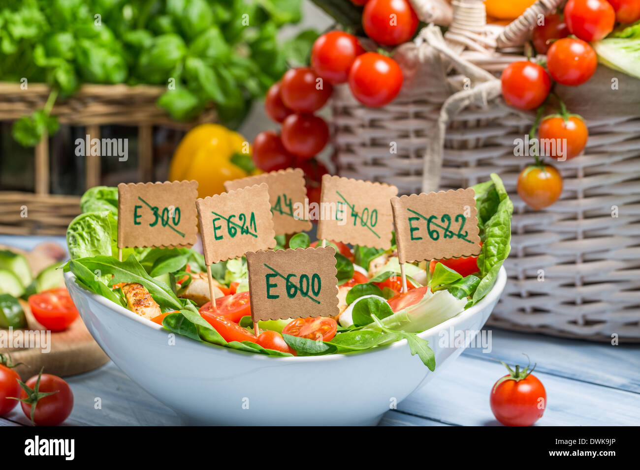 Symbol of healthy and fresh food Stock Photo - Alamy