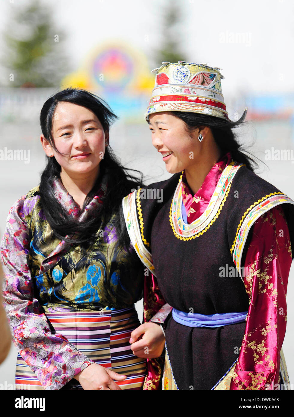 Lhasa, China's Tibet Autonomous Region. 4th Mar, 2014. Women of the ...
