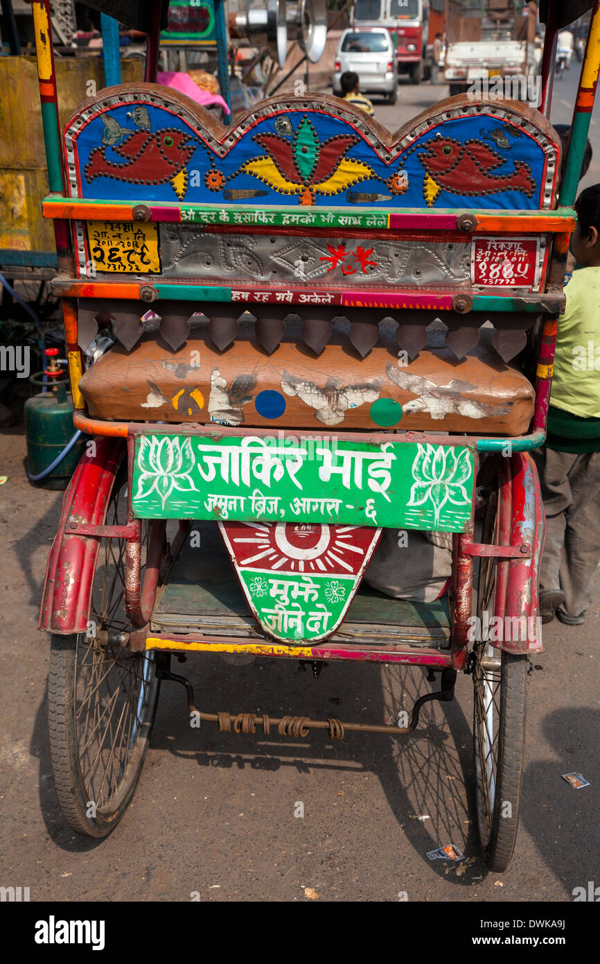 Decorated rickshaw hi-res stock photography and images - Alamy
