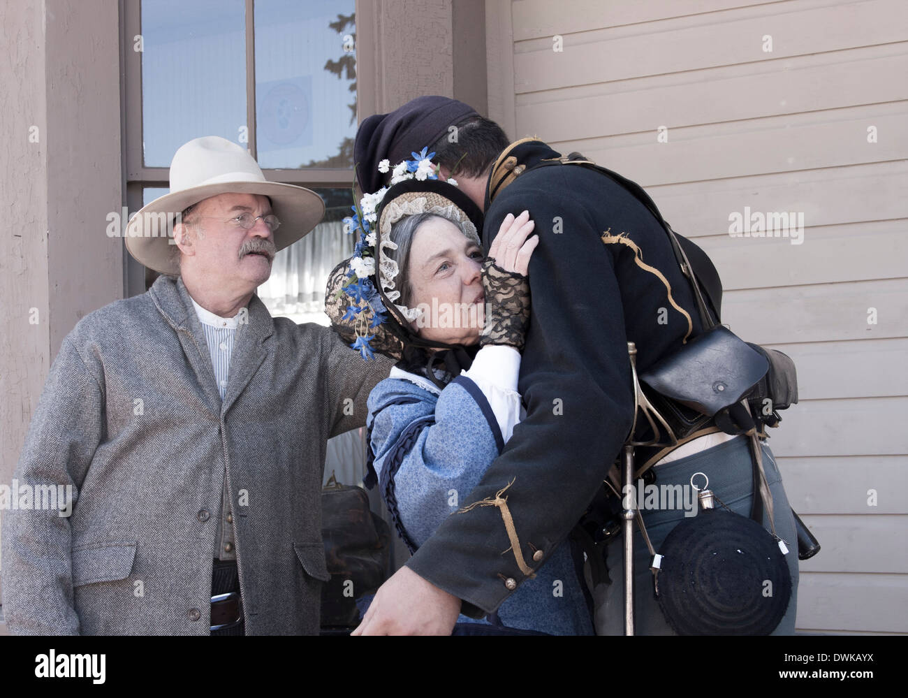 Confederate Saying Goodbye