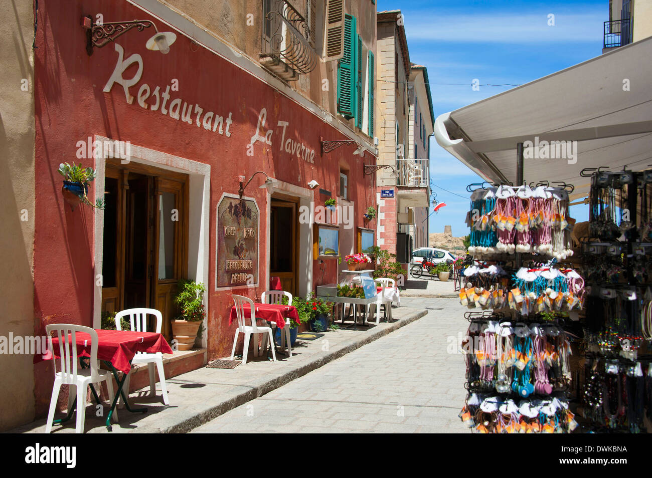 Old town, L'Ile-Rousse Stock Photo - Alamy