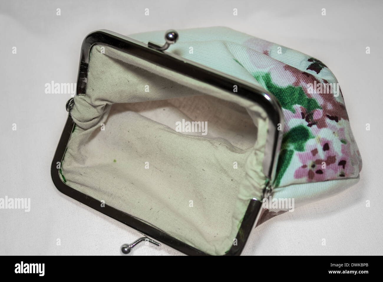 Small woman purse with withe background Stock Photo - Alamy