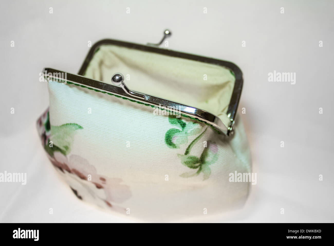 Small woman purse with withe background Stock Photo - Alamy