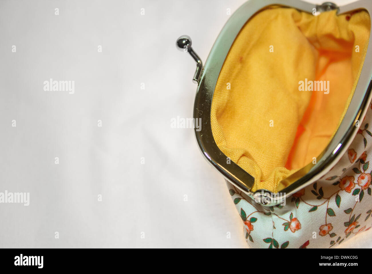 Small woman purse with withe background Stock Photo - Alamy