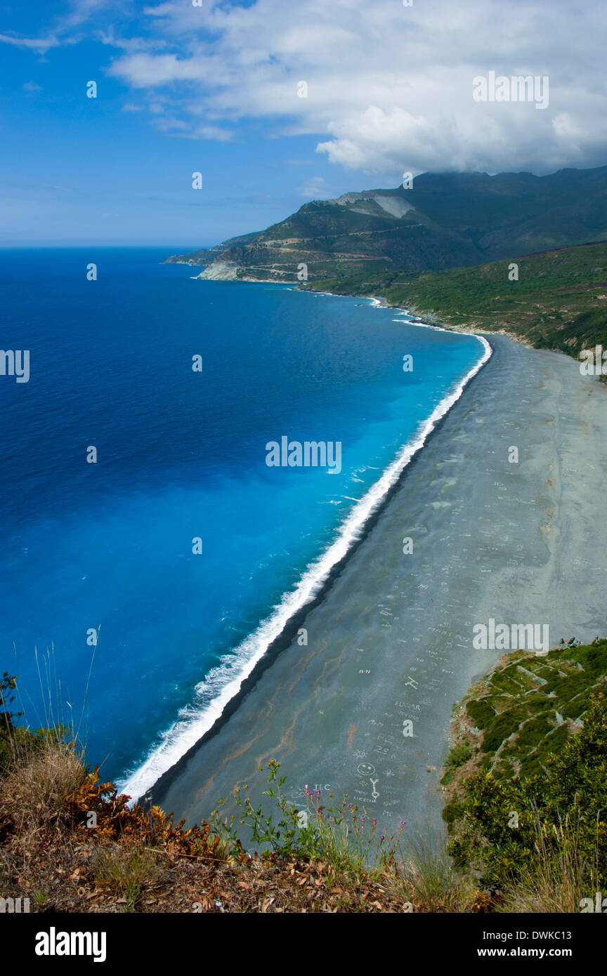 Beach of Nonza Stock Photo - Alamy