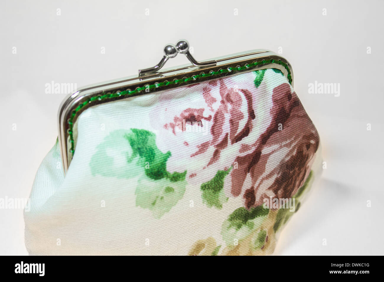 Small woman purse with withe background Stock Photo - Alamy