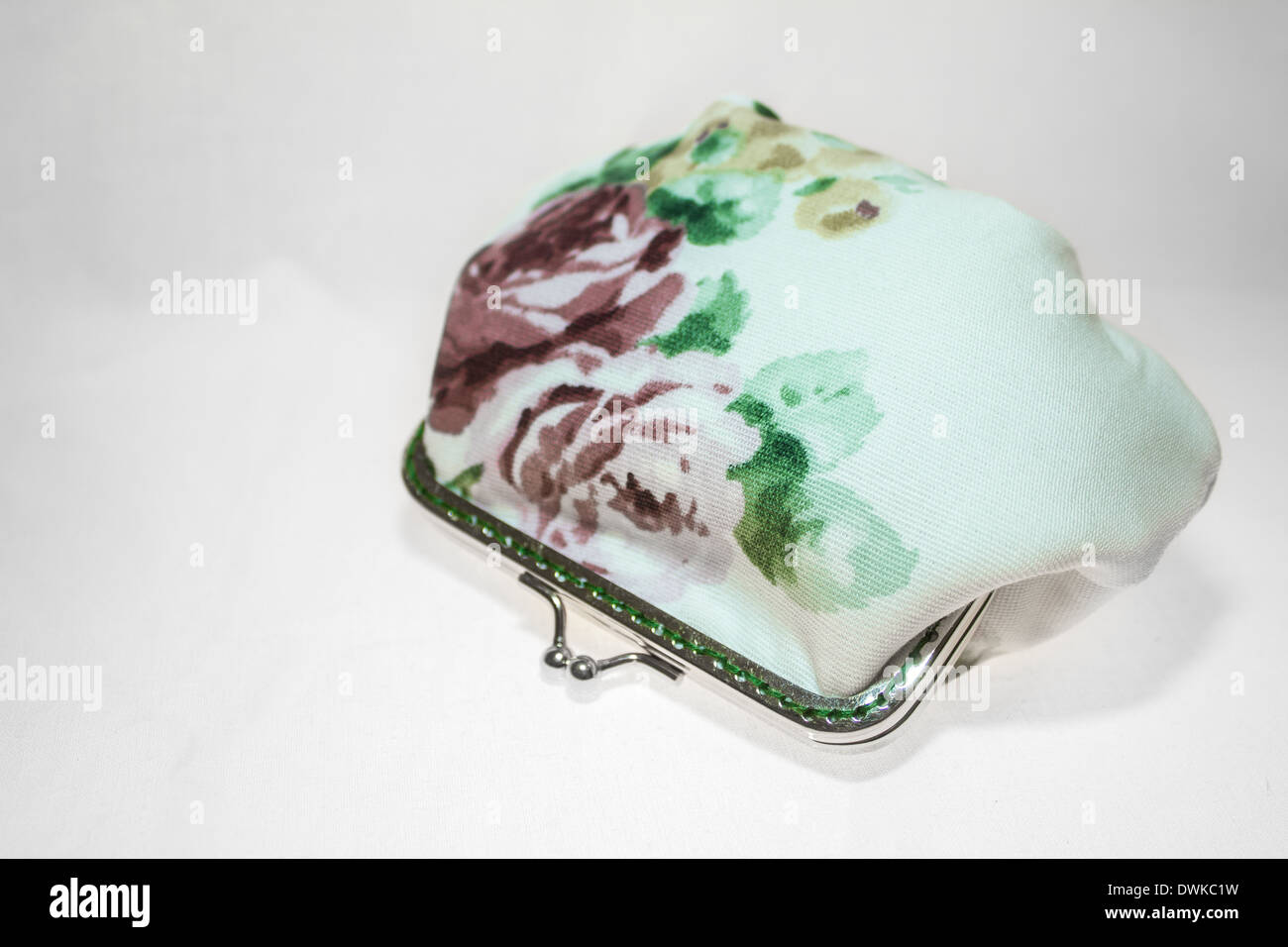 Small woman purse with withe background Stock Photo - Alamy