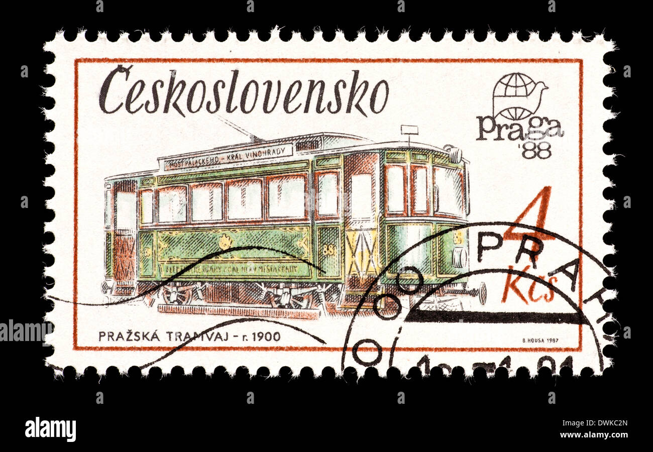 Postage stamp from czechoslovakia depicting hi-res stock photography ...