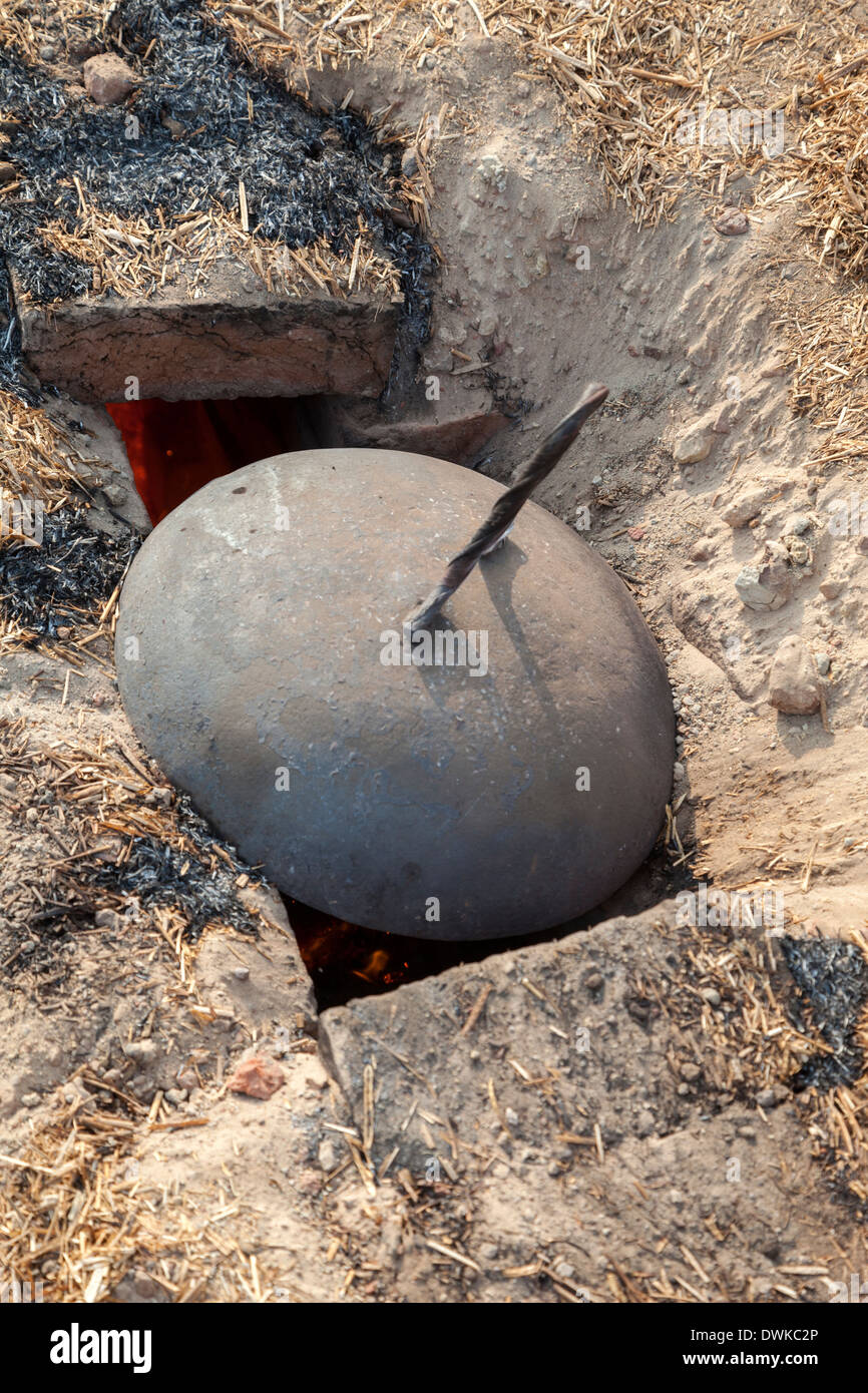 Rajasthan, India. Ventilation Cover Sits Atop Ventilation Vent into the ...