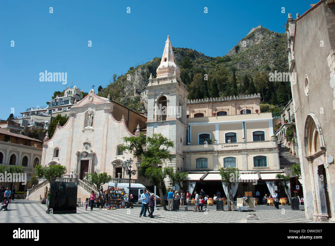 Church San Guiseppe, Taormina Stock Photo - Alamy