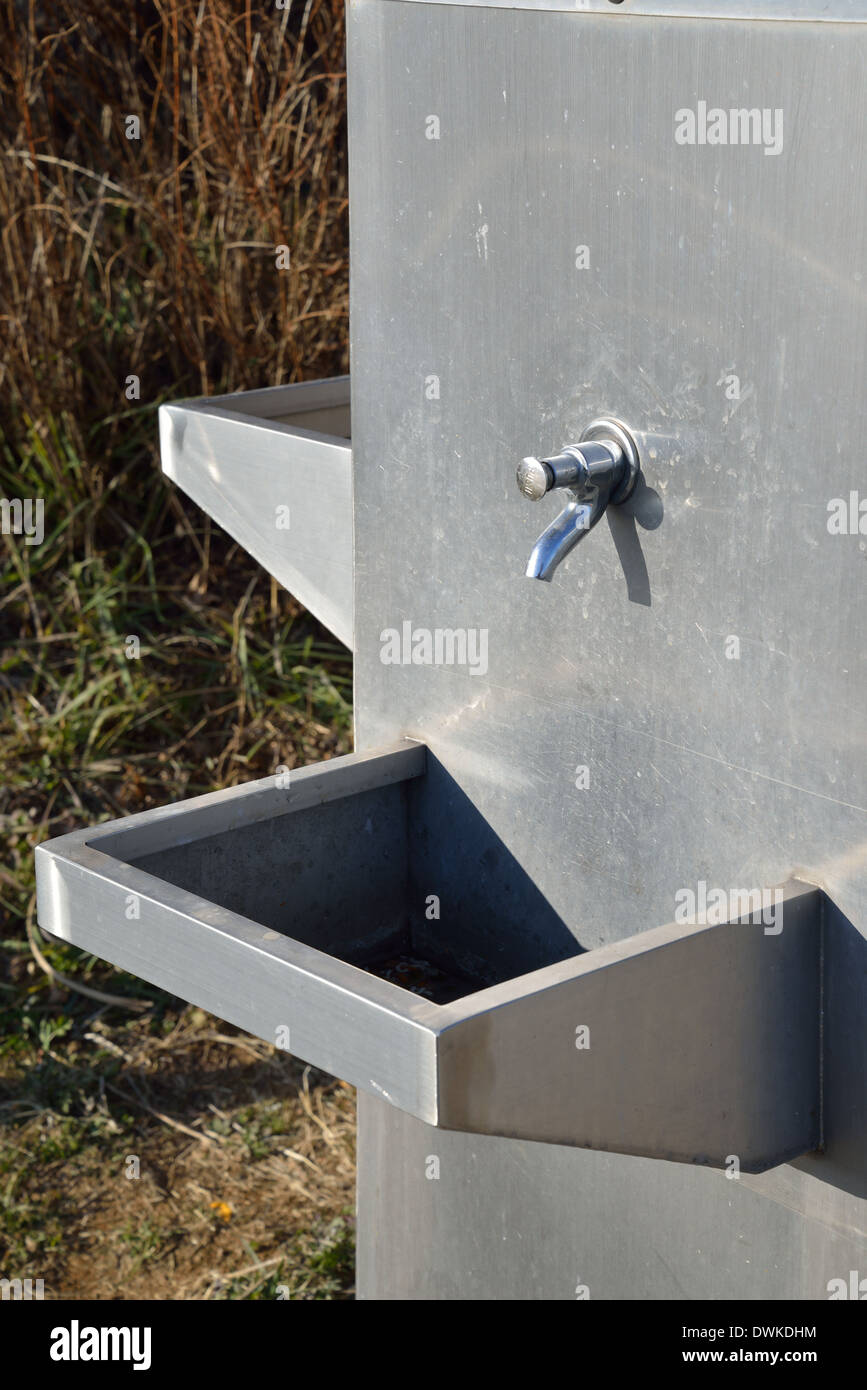 Outdoor water tap stainless steel hi-res stock photography and images ...