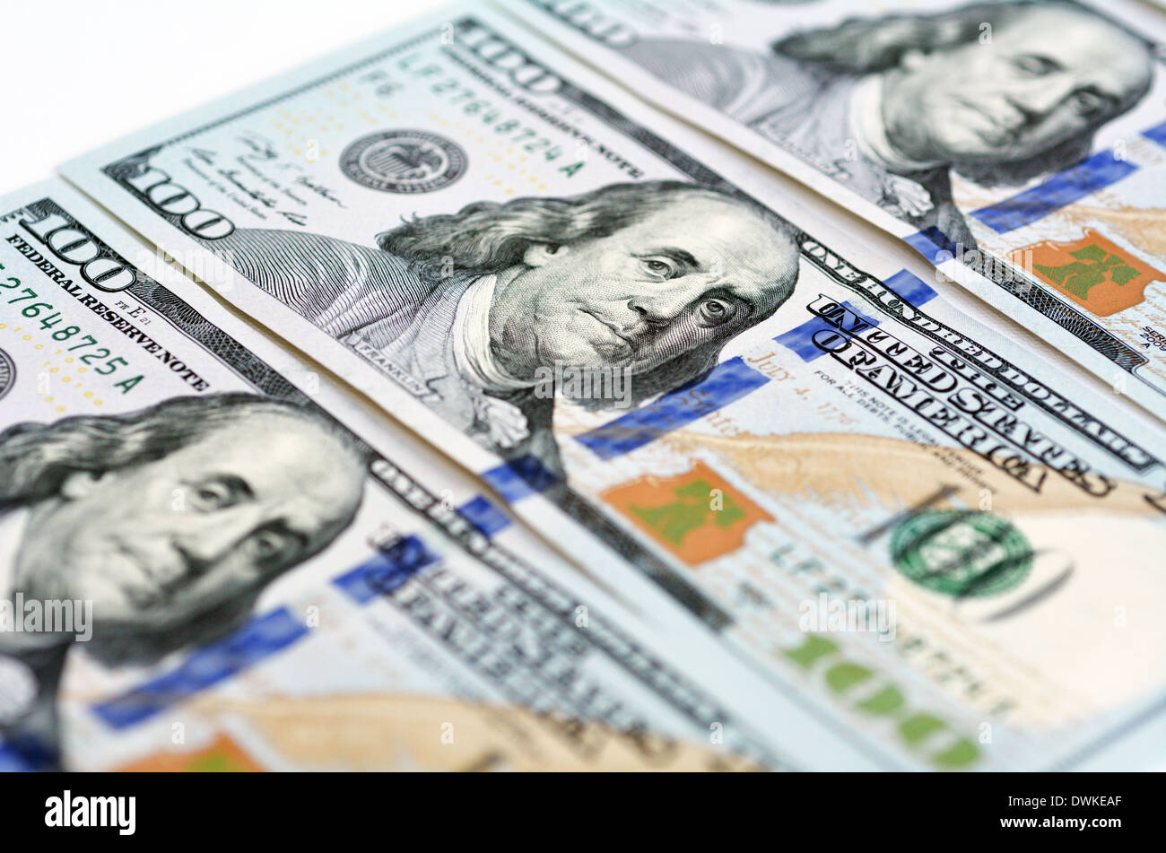 100 Dollar Bill Benjamin Franklin High Resolution Stock Photography and ...