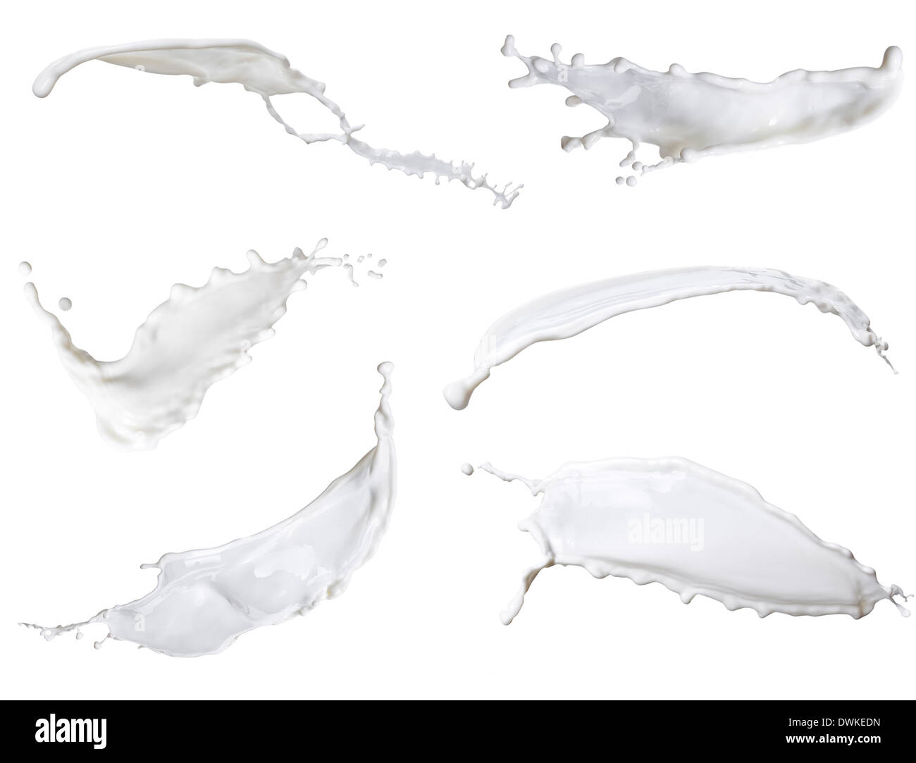 white milk isolated on white background Stock Photo - Alamy