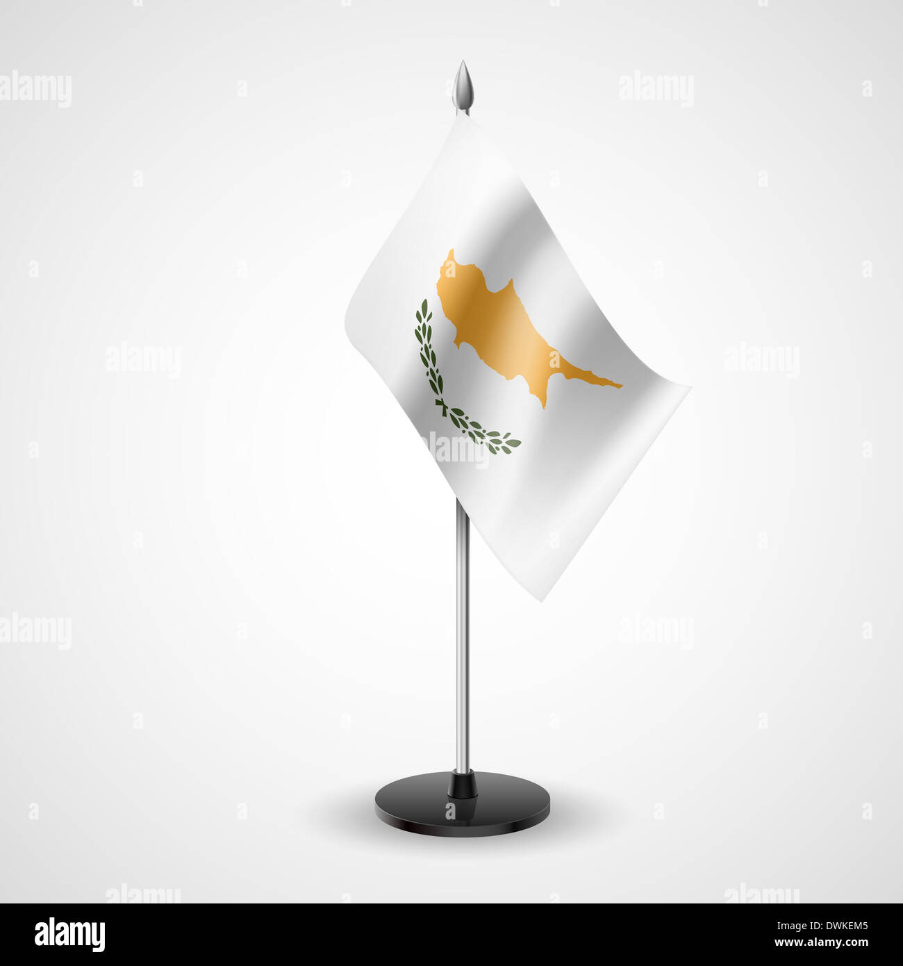 State table flag of Cyprus. National symbol Stock Photo - Alamy