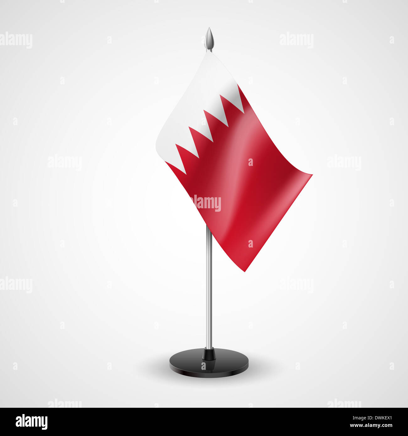 State table flag of Bahrain. National symbol Stock Photo - Alamy