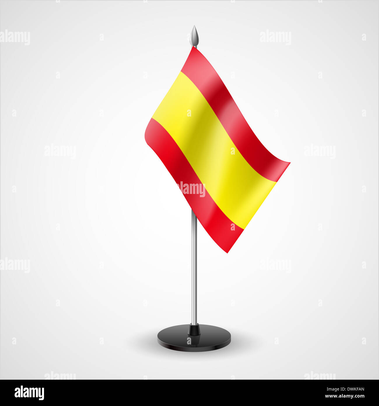 State table flag of Spain. National symbol Stock Photo - Alamy