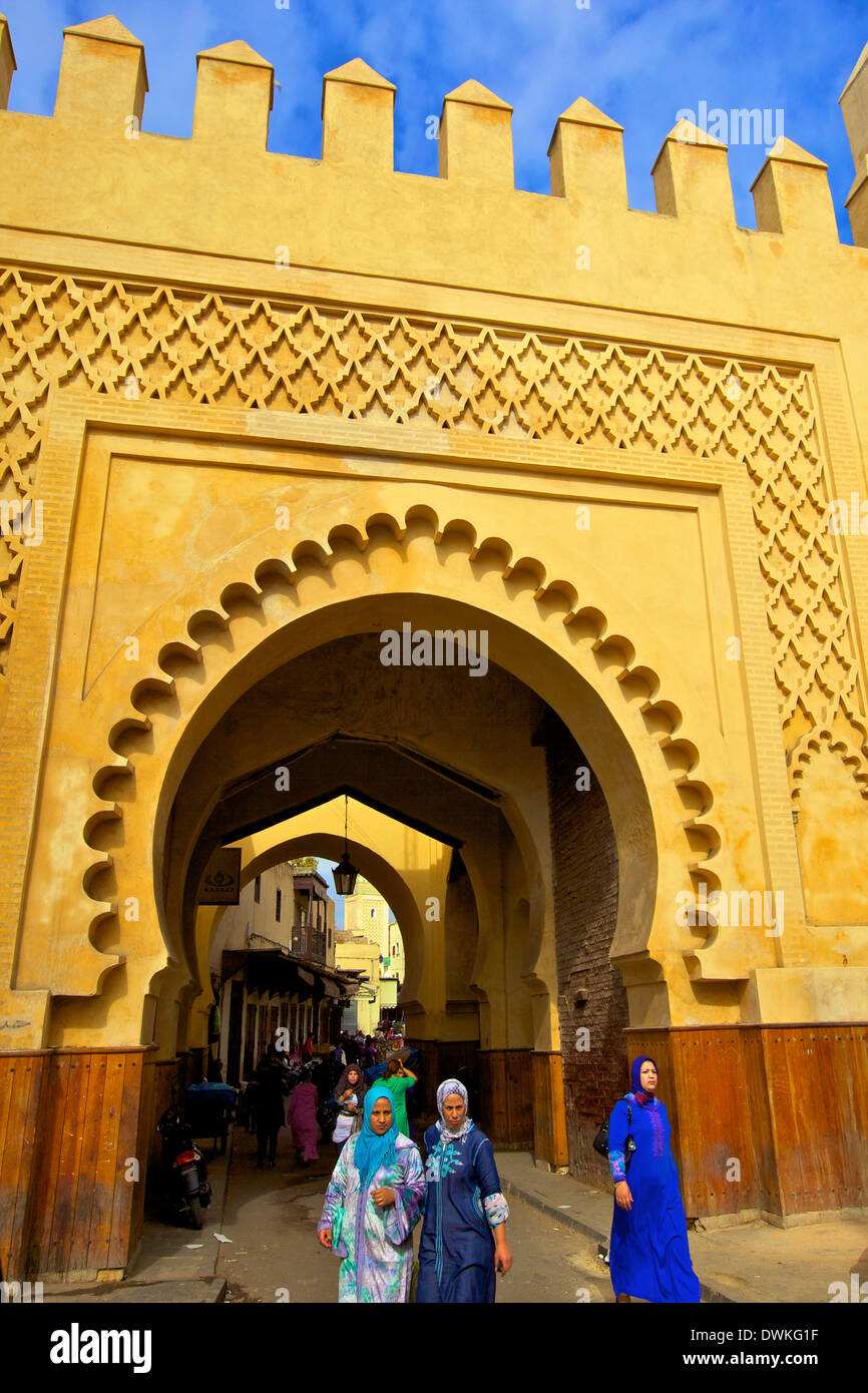 Bab Sammarine Gate, Fez, Morocco, North Africa, Africa Stock Photo - Alamy