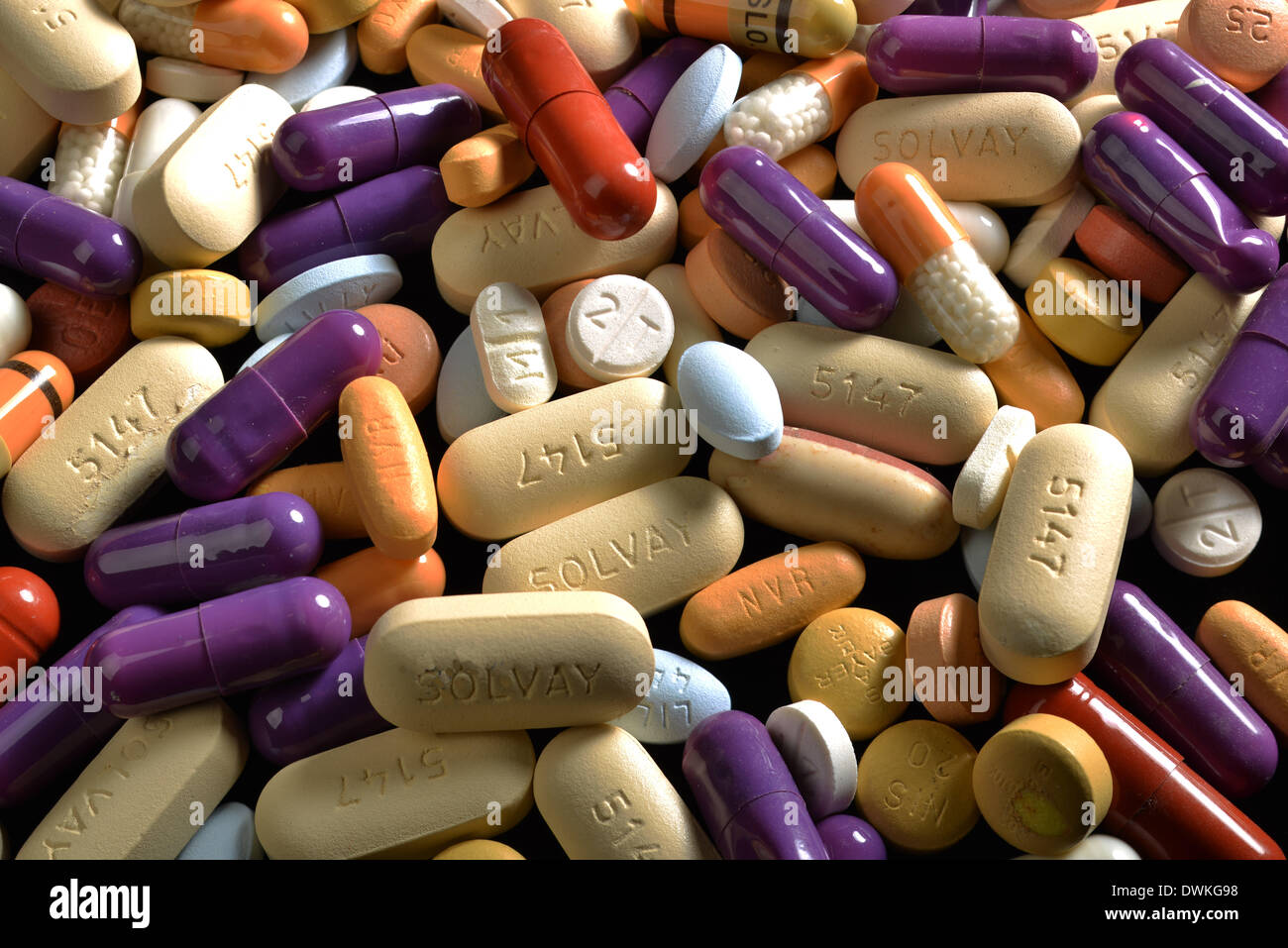 The symbol of medicine photo shows unordered or ordered drugs. | Stock ...