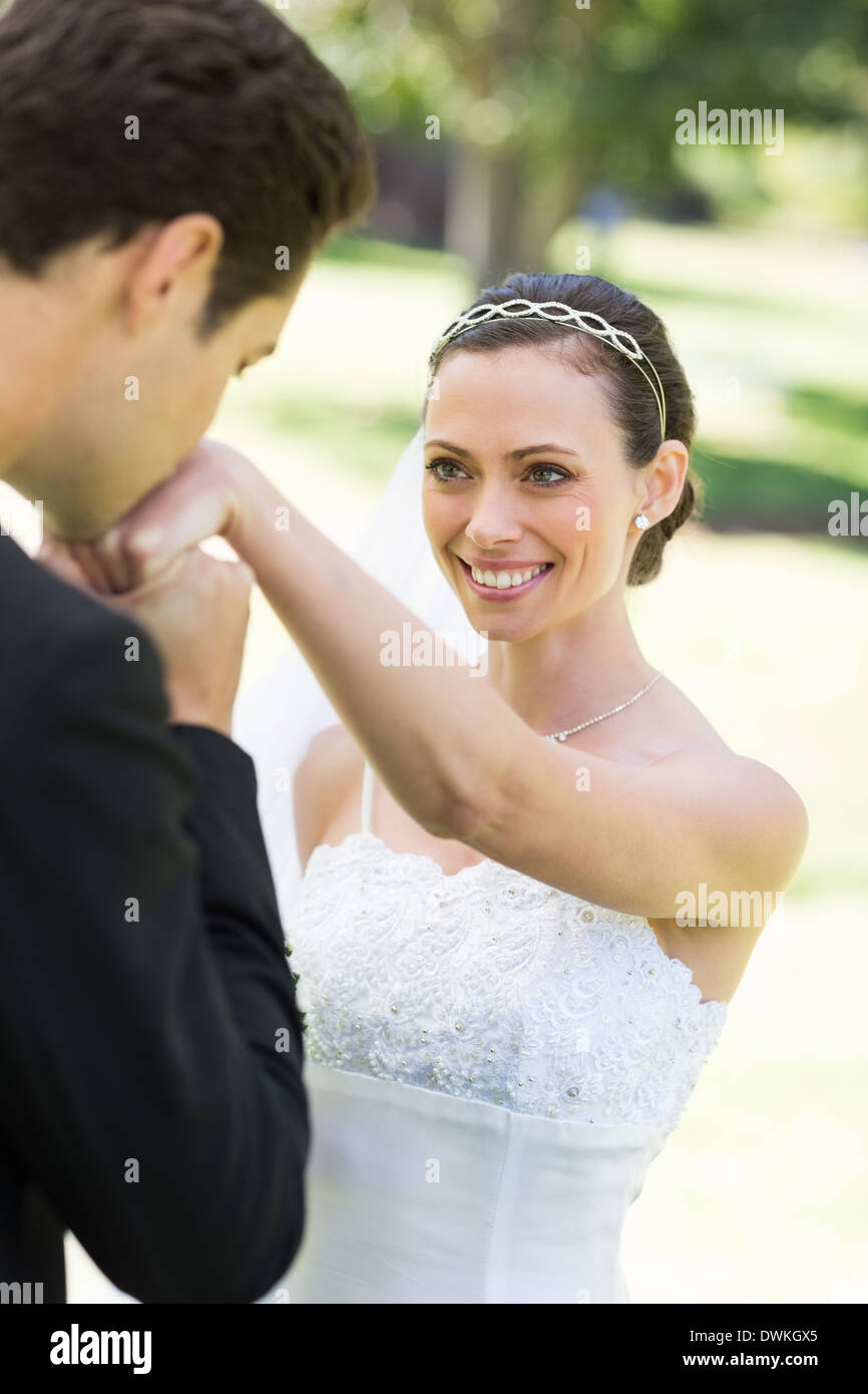 Kissing on the hand hi-res stock photography and images - Alamy