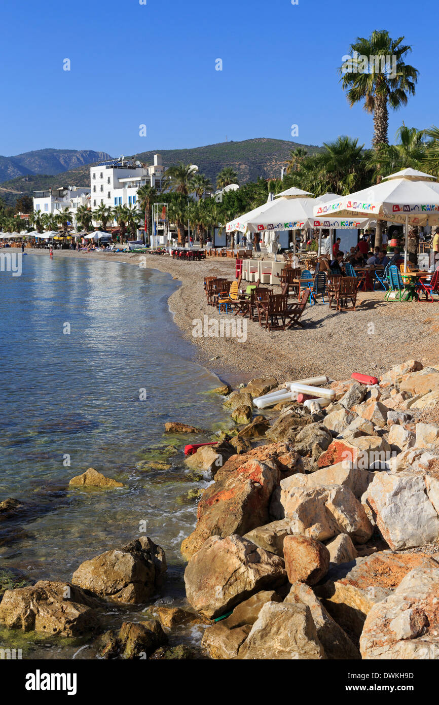 Bodrum waterfront, Anatolia, Turkey, Asia Minor, Eurasia Stock Photo ...